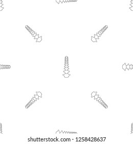 Human Spine Pattern Seamless Repeat Geometric Stock Illustration ...