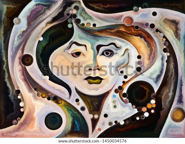 Human Texture Series Backdrop Composed Human 스톡 일러스트 1450034576 ...