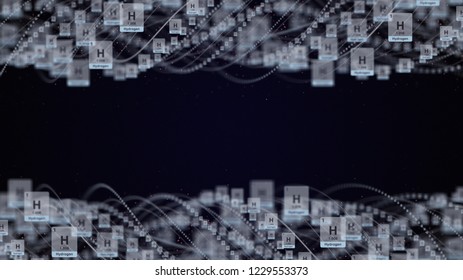 Carbon Molecule Computer Graphics Background Rendering Stock ...
