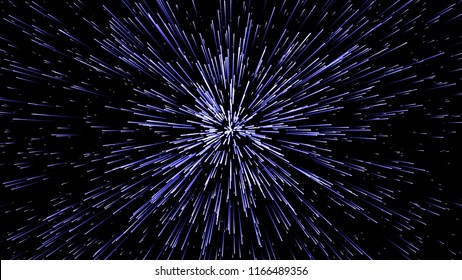 Hyper Jump Abstract Geometric Background Circular Stock Illustration ...