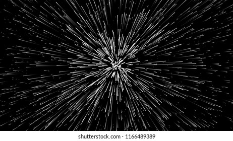 Hyper Jump Abstract Geometric Background Circular Stock Illustration ...