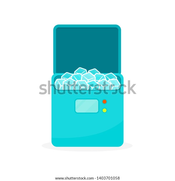 Ice Maker Machine Icon Clipart Image 库存插图 1403701058 | Shutterstock