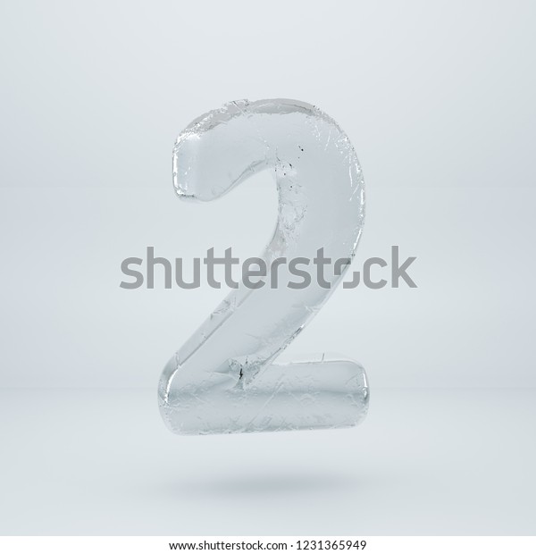 Ice Number 2 3d Render Ice Stock Illustration 1231365949 | Shutterstock
