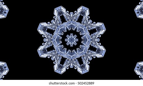 Ice Snowflake Background Stock Illustration 502452889 | Shutterstock