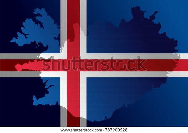 Icelandic Flag Contour Border Stock Illustration 787900528 | Shutterstock