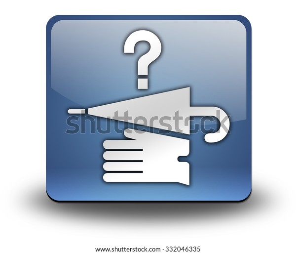 Icon Button Pictogram Lost Found Symbol Stock Illustration 332046335