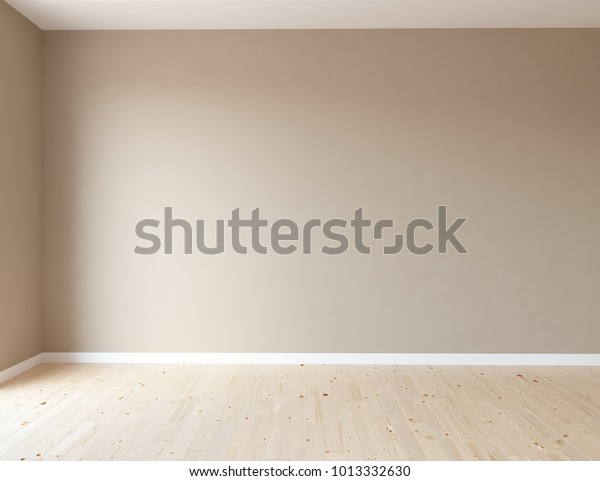 Idea Beige Empty Scandinavian Room Interior: ภาพประกอบสต็อก 1013332630 ...