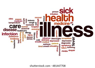 Illness Word Cloud Concept Stock Illustration 481447708 | Shutterstock