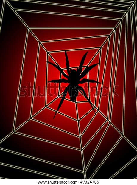 Illustrated 2d Spider Stock Illustration 49324705 | Shutterstock
