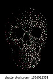 1,792 Skull Dot Tattoos Images, Stock Photos & Vectors | Shutterstock