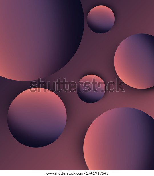 Illustration Bubble Gradient Background Perfect Background Stock ...