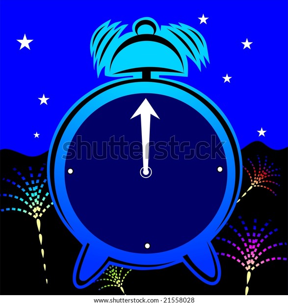 Illustration Cartoon Animated Clock Background Design Stock ...
