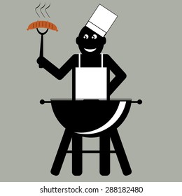 3,855 Charcoal grill cartoon Images, Stock Photos & Vectors | Shutterstock