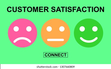 Illustration Customer Satisfaction Concept Stock Illustration ...