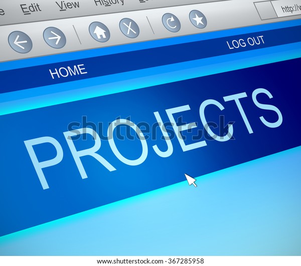 Illustration Depicting Computer Screen Capture Projects Stock ...