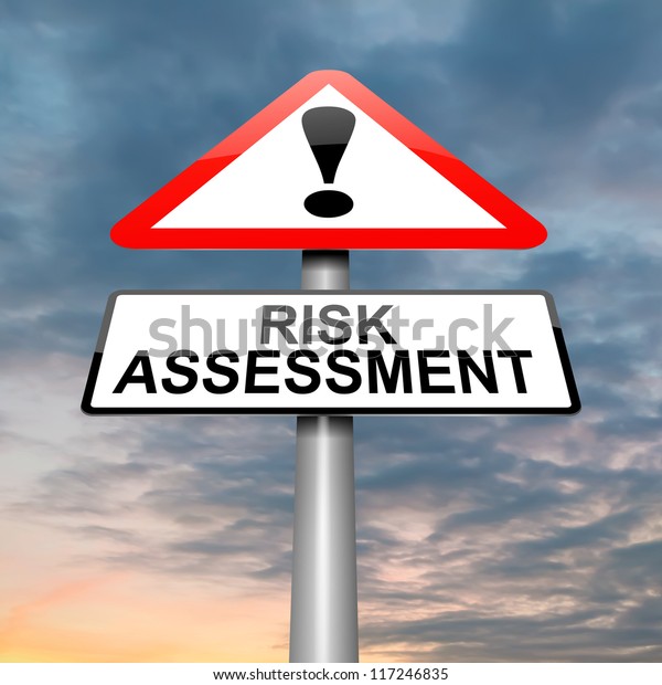 Illustration Depicting Roadsign Risk Assessment Concept Stock ... Illustration Depicting Roadsign Risk Assessment Concept Stock ...