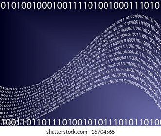 Illustration Digital Data Background Stock Illustration 16704565 ...