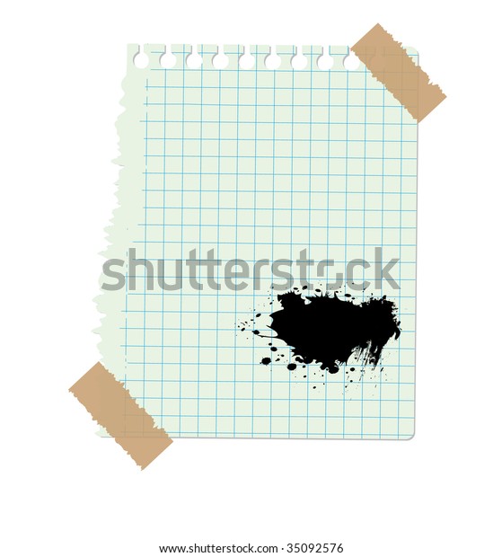 Illustration Dirty Note Isolated Stock Illustration 35092576 | Shutterstock