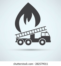 Illustration Fire Engine Stock Illustration 282579011 | Shutterstock