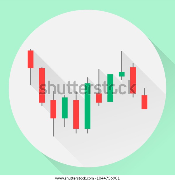 Illustration Flat Icon Binary Options Green Stock Illustration ...