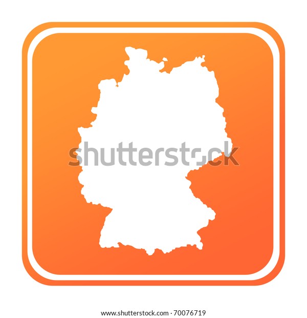 Illustration Germany Map Button Isolated On Stock Illustration 70076719 ...