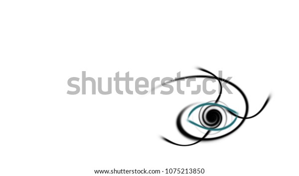 Illustration Intuitive Eye Observation Function Effects Stock ...