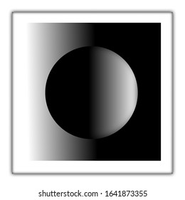 Illustration Lunar Eclipse White Background Stock Illustration ...