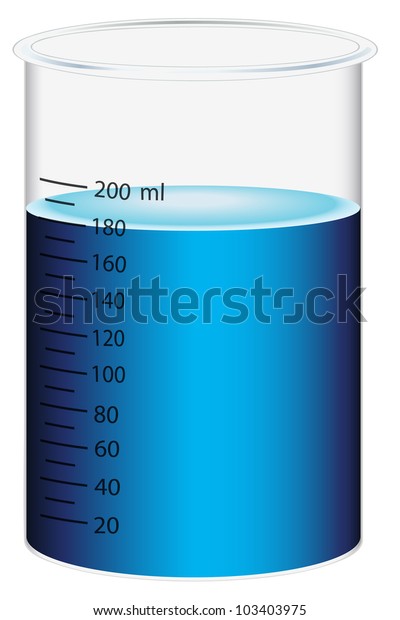 Illustration Scientific Beaker Eps Vector Format Stock Illustration ...