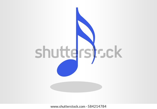 Illustration Sixteenth Note Stock Illustration 584214784 | Shutterstock