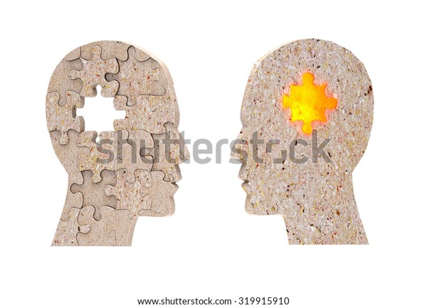 Illustration Two People Different Thoughts Emotions Stock Illustration ...
