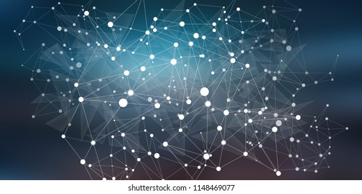 Illustration Virtual Network Concept Stock Illustration 1148469077 ...