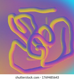 Illustrations Gradient Effect Undefined Shapes Stock Illustration ...