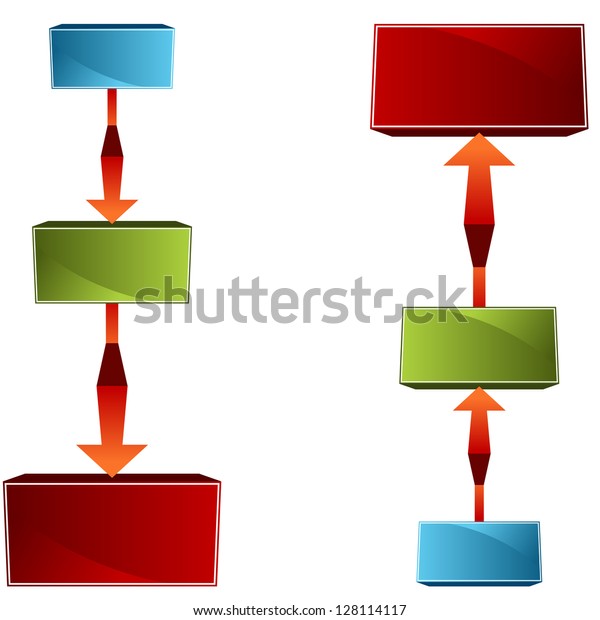 Image 3d Tiered Org Chart Stock Illustration 128114117 | Shutterstock