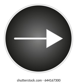 Vector Image Button Right Arrow Stock Vector (Royalty Free) 615238028 ...