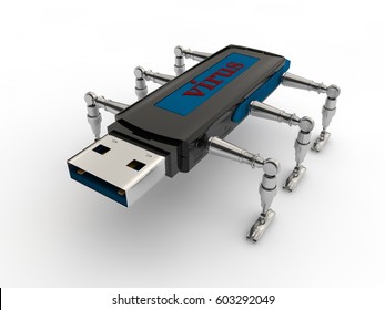 Image Computer Virus Form Stick Similar Stock Illustration 603292049 ...