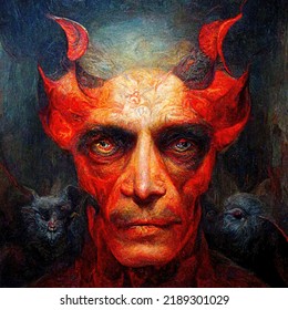 Image Devil Illustration Drawing Digital Art Stock Illustration ...
