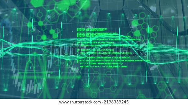 Image Digital Programming Language Graphical Hexagonal Stock