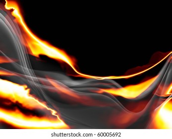 Image Fire Smoke Background Stock Illustration 60005692