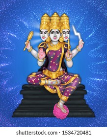 Rahu Image Planet Rahu Snake Body Stock Illustration 1380459965