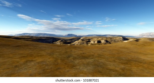 Image Landscape Without Vegetation Stock Illustration 101887021 ...