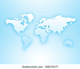 78,346 World map light blue Images, Stock Photos & Vectors | Shutterstock