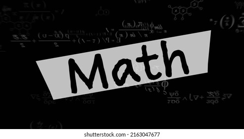 Image Mathematical Equations Math Text On Stock Illustration 2163047677 ...