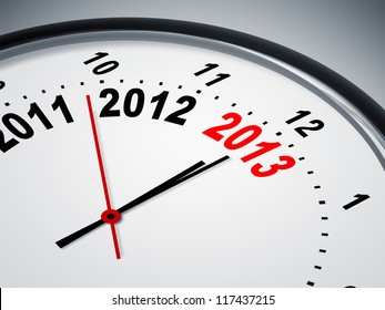 Image Nice Clock 2011 2012 2013 Stock Illustration 117437215 | Shutterstock