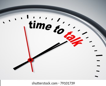 Image Nice Clock Time Talk Stock Illustration 79101739 | Shutterstock