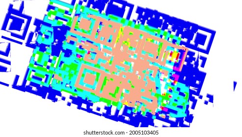 Image Qr Code Flashing Data Scanning Stock Illustration 2005103405 ...