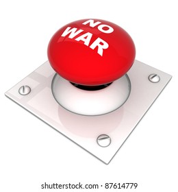 Image Red Button On White Background Stock Illustration 87614779 ...