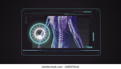 Image Scope Scanning Human Body Spinning Stock Illustration 2200570141 ...