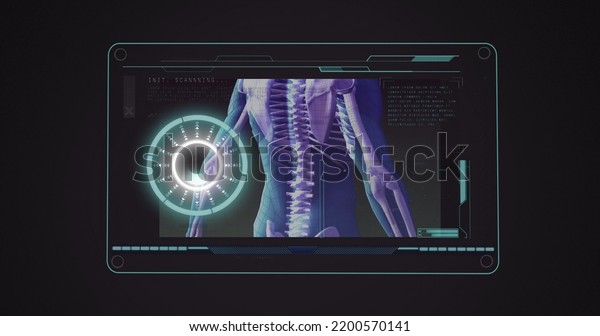 Image Scope Scanning Human Body Spinning Stock Illustration 2200570141 ...