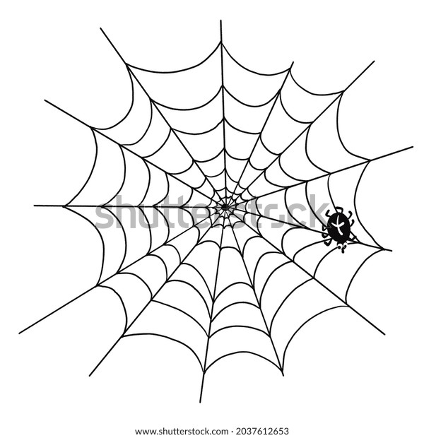 Image Spider Web Spider Bitmap Illustration Stock Illustration ...