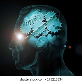 Image Various Gears Inside Mans Head Stock Illustration 173215334 ...